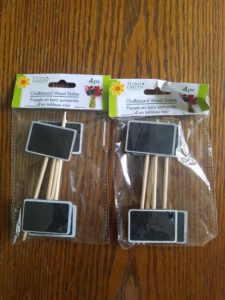 2 Super Easy Dollar Tree Chalkboard Table Signs — Peony Street