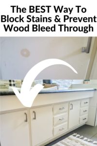How To Prevent Wood From Bleeding Through Painted Cabinets or Furniture ...