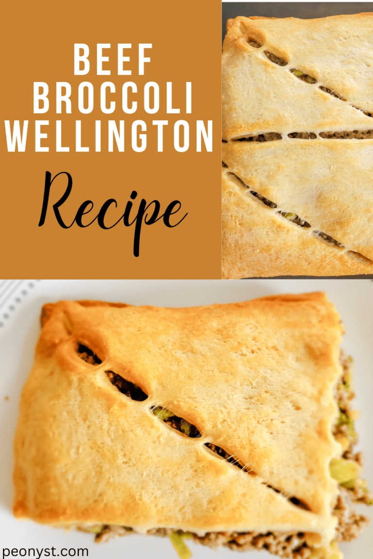 Beef Broccoli Wellington Crescent Roll Recipe — Peony Street