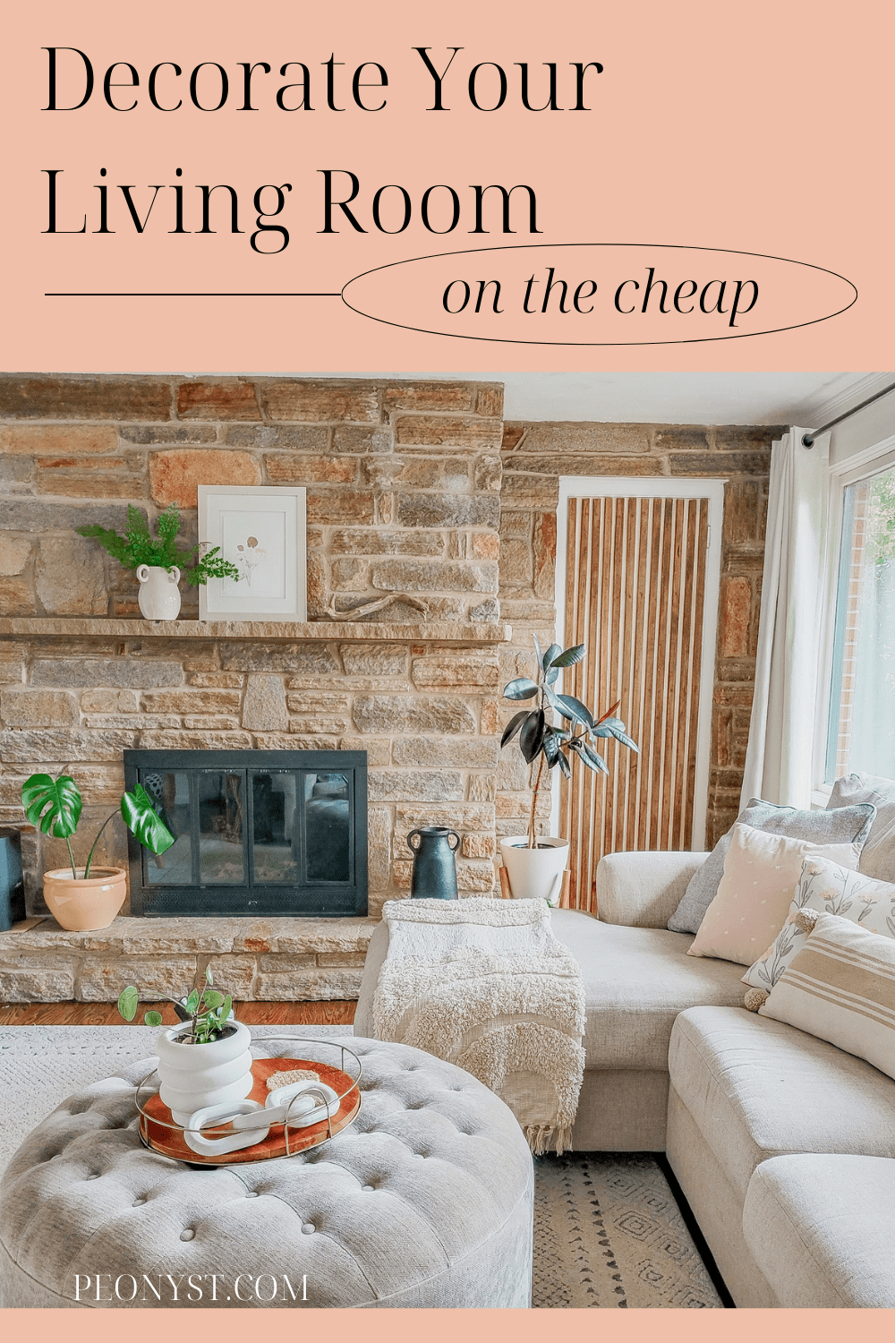how to decorate a living room on a budget with style