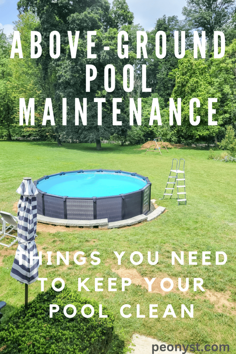How To Prepare Ground For An Intex Above-Ground Pool — Peony Street