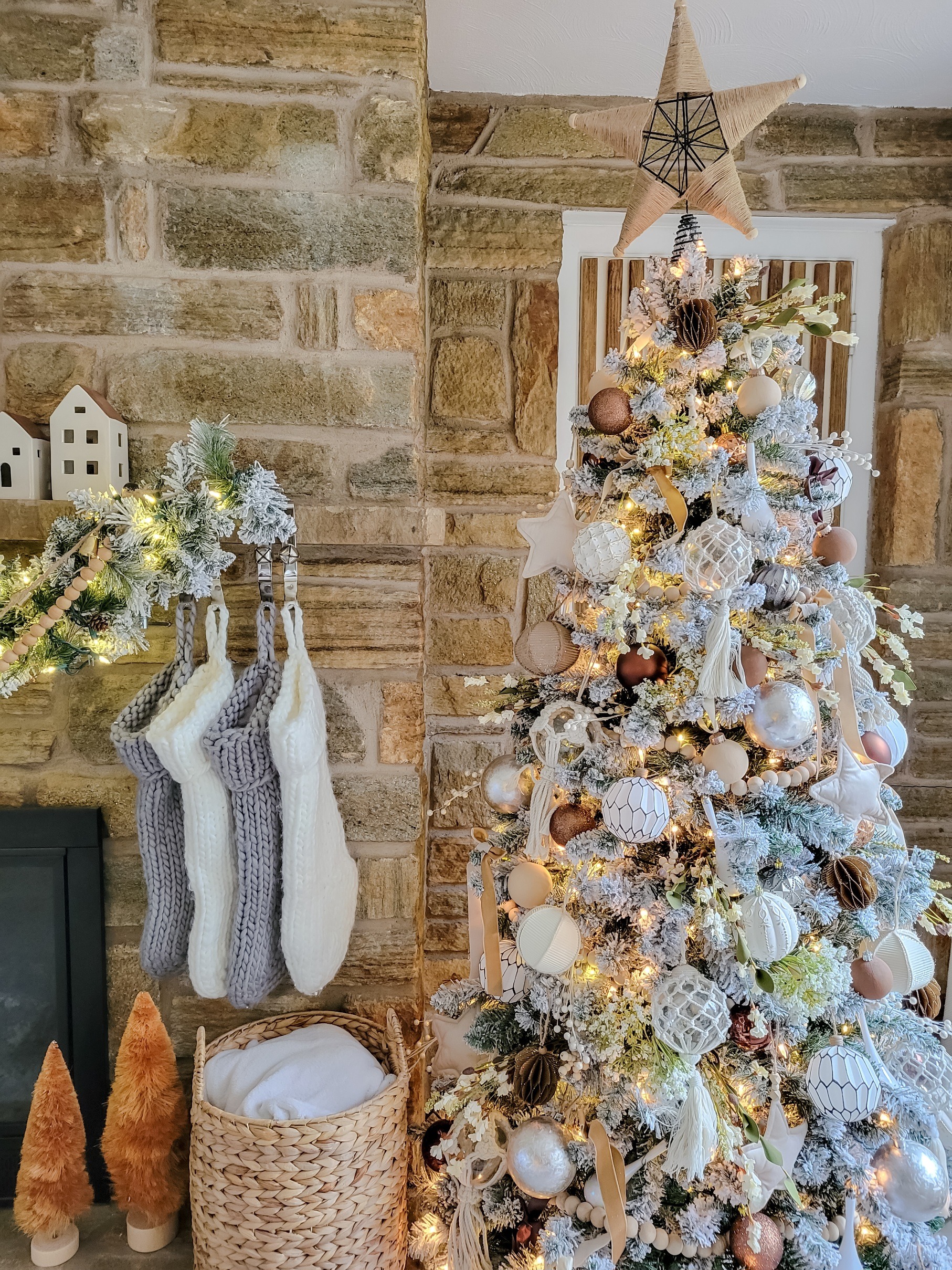 Neutral Boho Christmas Tree — Peony Street